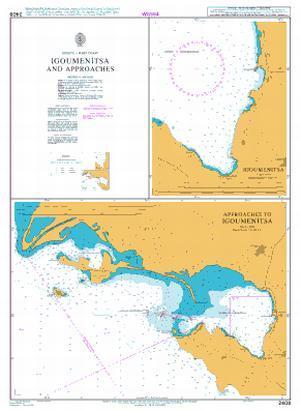 British Admiralty Nautical Chart 2408: Igoumenitsa and Approaches ...