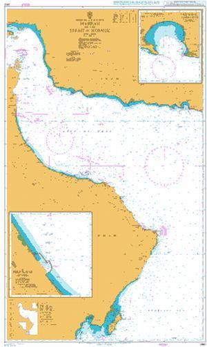 British Admiralty Nautical Chart 2851: Arabian Sea and Gulf of Oman, M ...