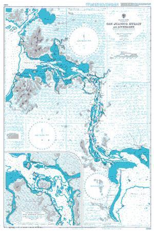 British Admiralty Nautical Chart 3840: San Juanico Strait and Approach ...