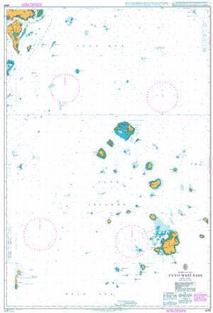 British Admiralty Nautical Chart 4482: Cuyo West Pass – weather_spica