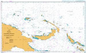 British Admiralty Nautical Chart 4622: Admiralty Islands to Solomon ...