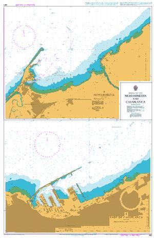 British Admiralty Nautical Chart 861: Morocco - West Coast, Approaches ...